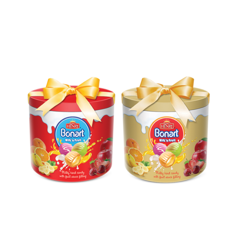 BONART – KẸO CỨNG SỮA TRÁI CÂY 120G - TOMI GIFT & FOOD